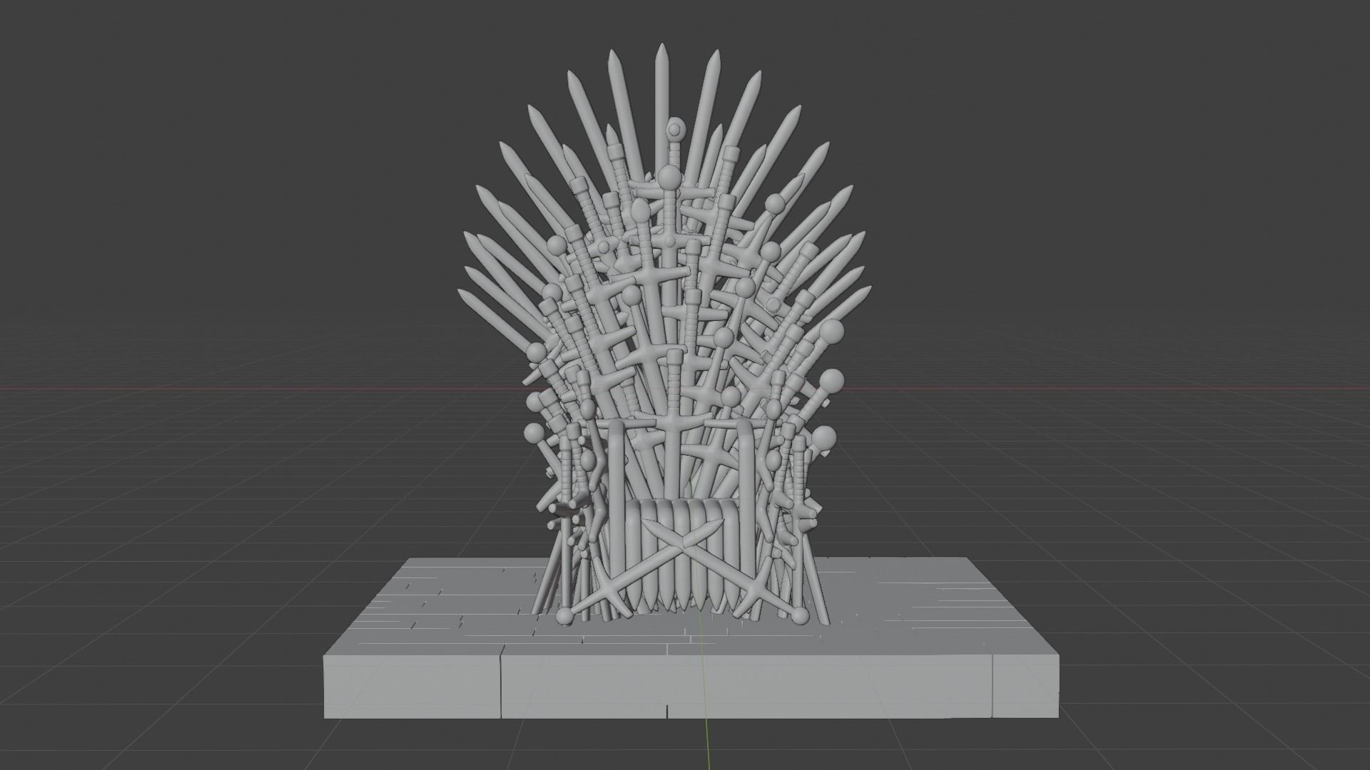 Iron Throne 3D model | CGTrader