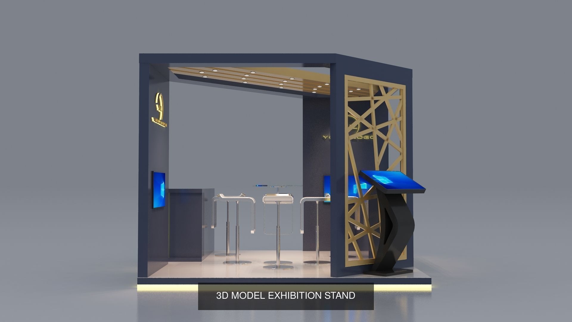 3D MODEL EXHIBITION STAND COLLECTION | CGTrader