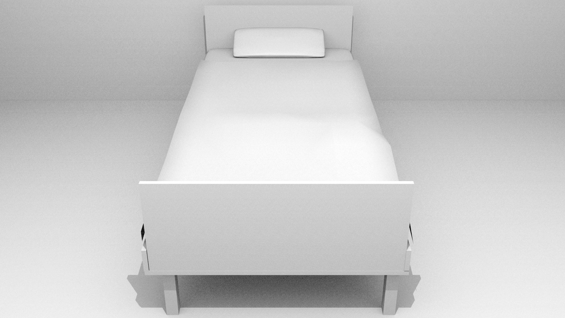 Generic bed 3D model | CGTrader