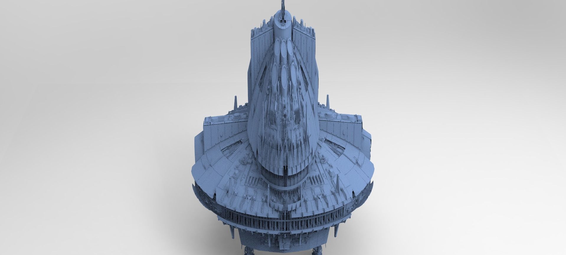 Sci-Fi Shuttle launcher Tower 3 3D model | CGTrader