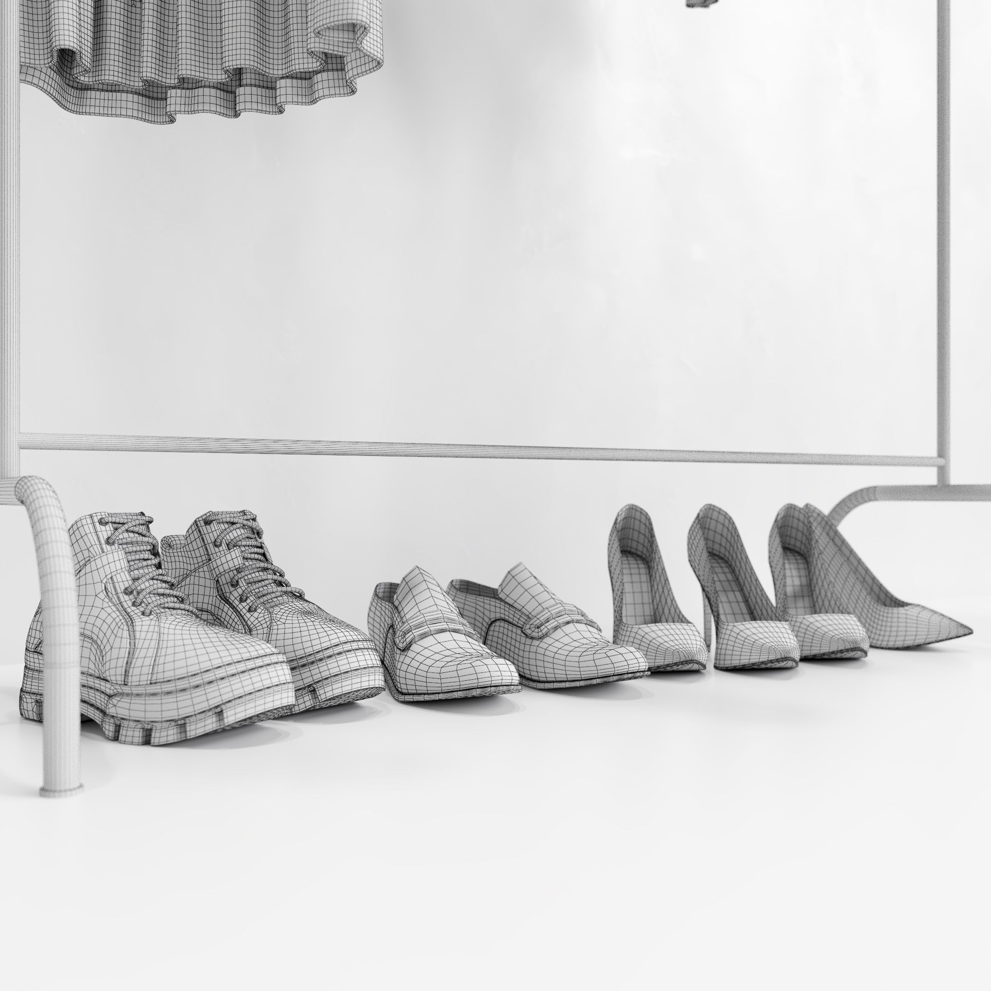 Pink Women Wardrobe 3D model | CGTrader