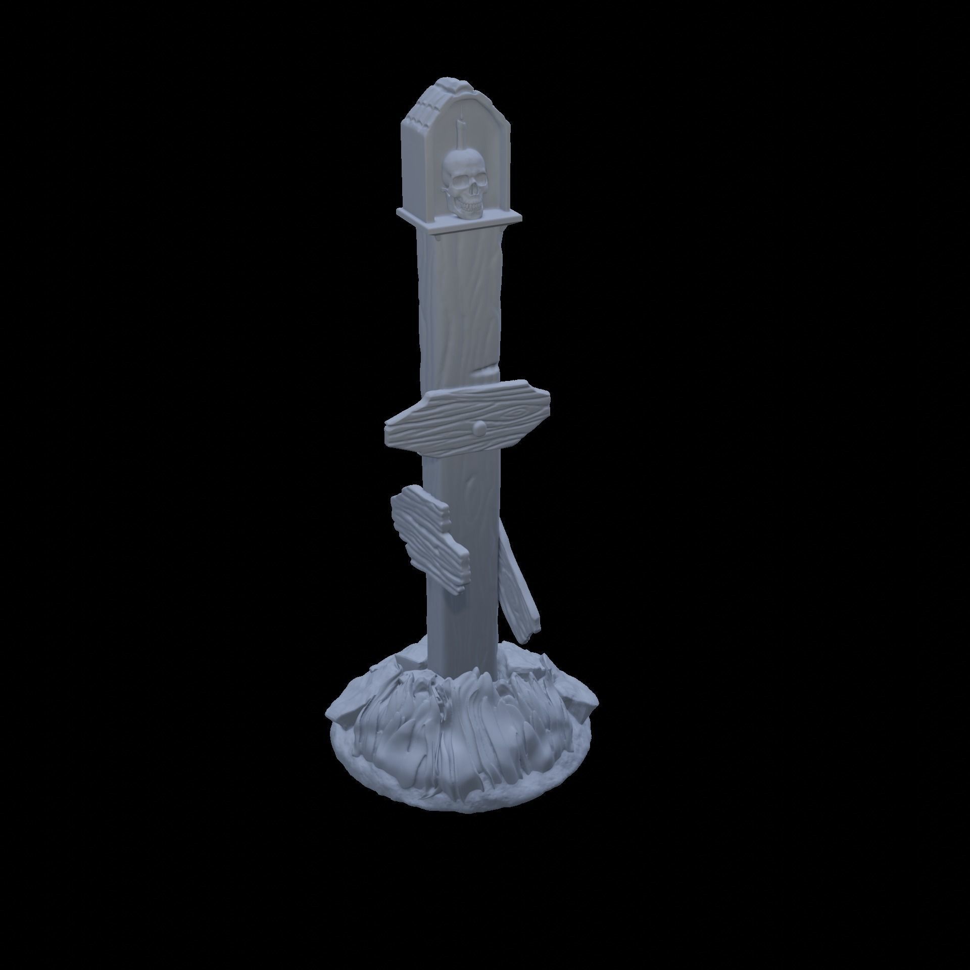 Dark Forest Crude Signs 3D model 3D printable | CGTrader