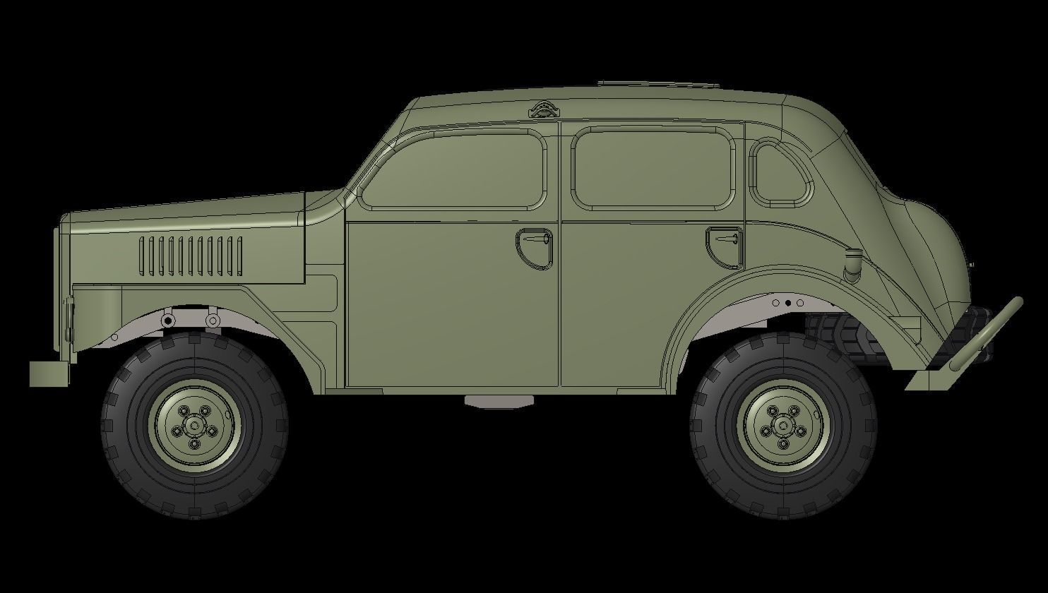 VOLVO TP21 Sugga 3D model 3D printable | CGTrader