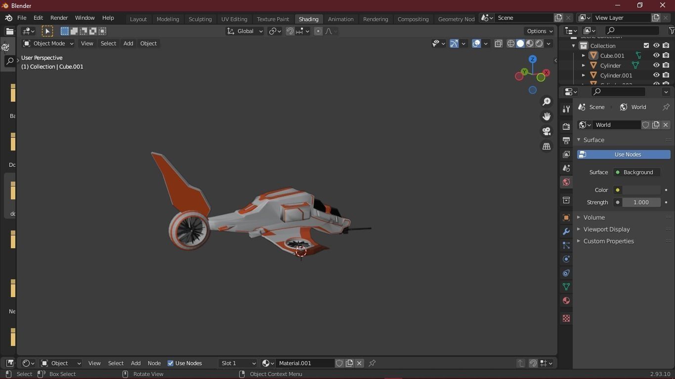 3D model sci- fi spaceship LowPoly VR / AR / low-poly | CGTrader