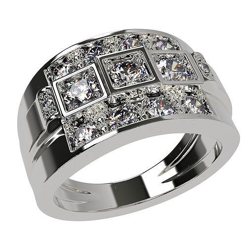 Big Ring Diamond Tank 3D model 3D printable | CGTrader