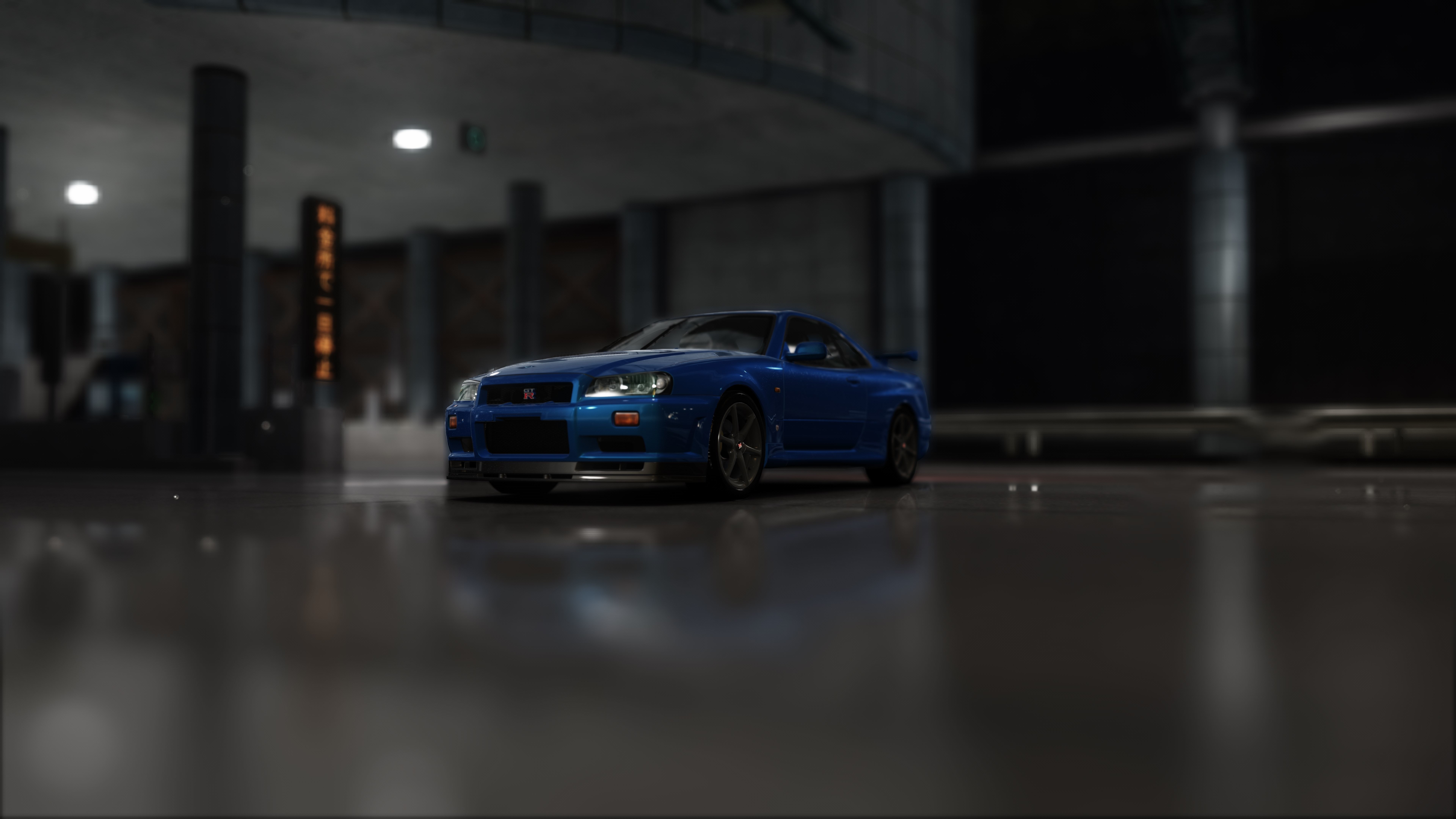 3D model Nissan skyline r34 gtr VR / AR / low-poly | CGTrader