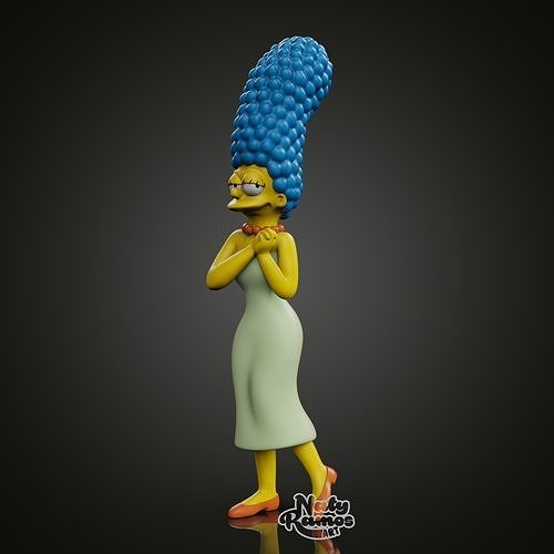 MARGE SIMPSON 3D model 3D printable | CGTrader
