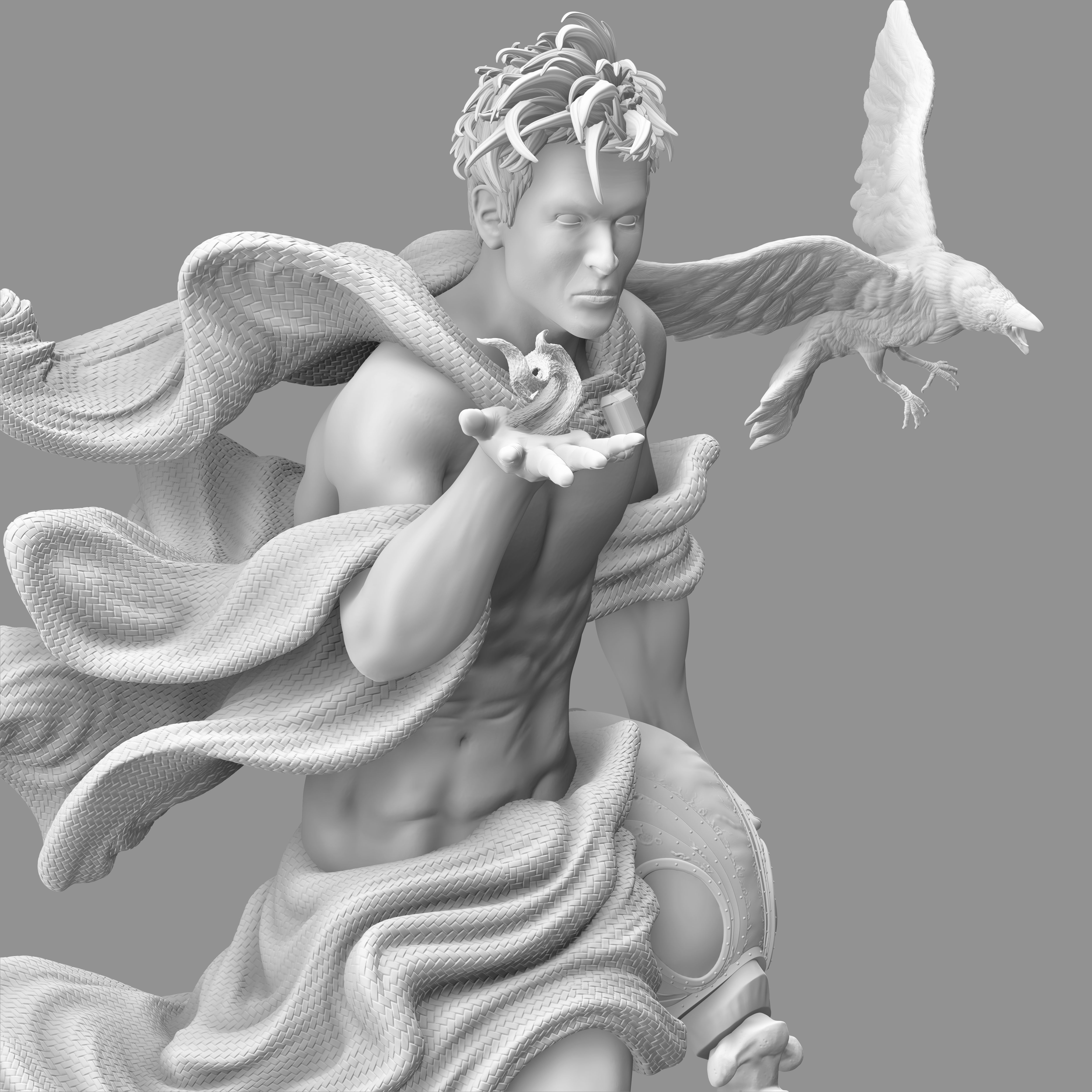 Sandman statue of demon 3D model 3D printable | CGTrader