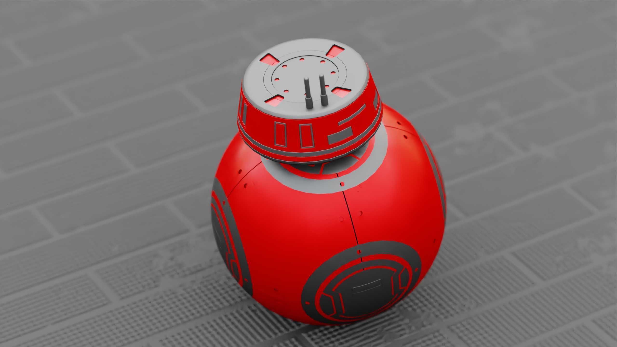 BB7 DROID RIGGED CHARACTER 3D model rigged | CGTrader