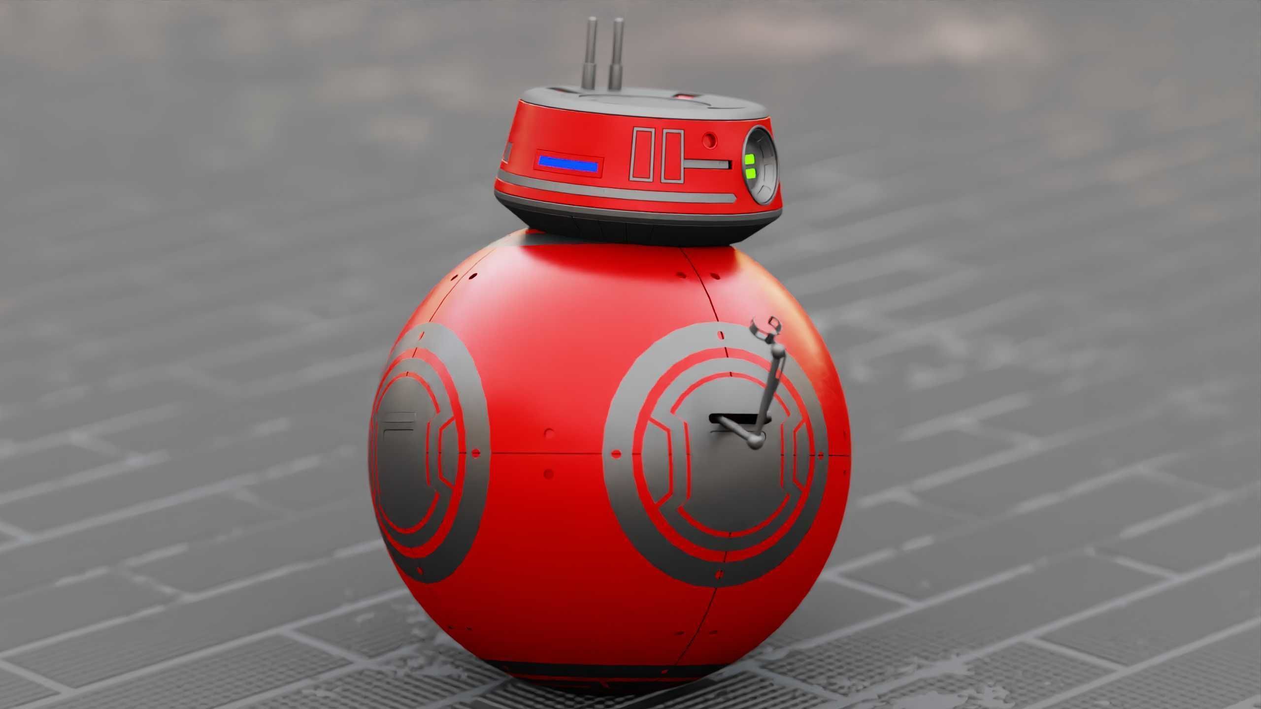 BB7 DROID RIGGED CHARACTER 3D model rigged | CGTrader
