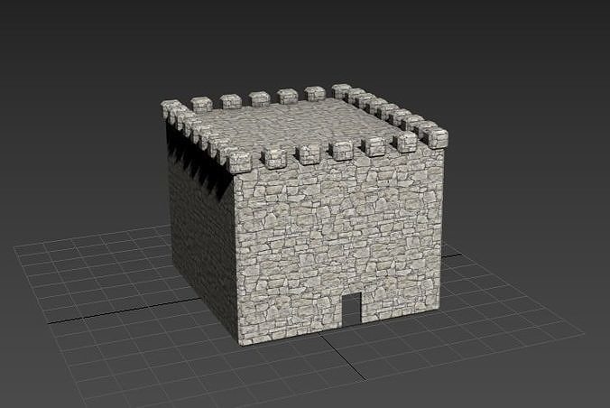 Simple castle free VR / AR / low-poly 3D model | CGTrader