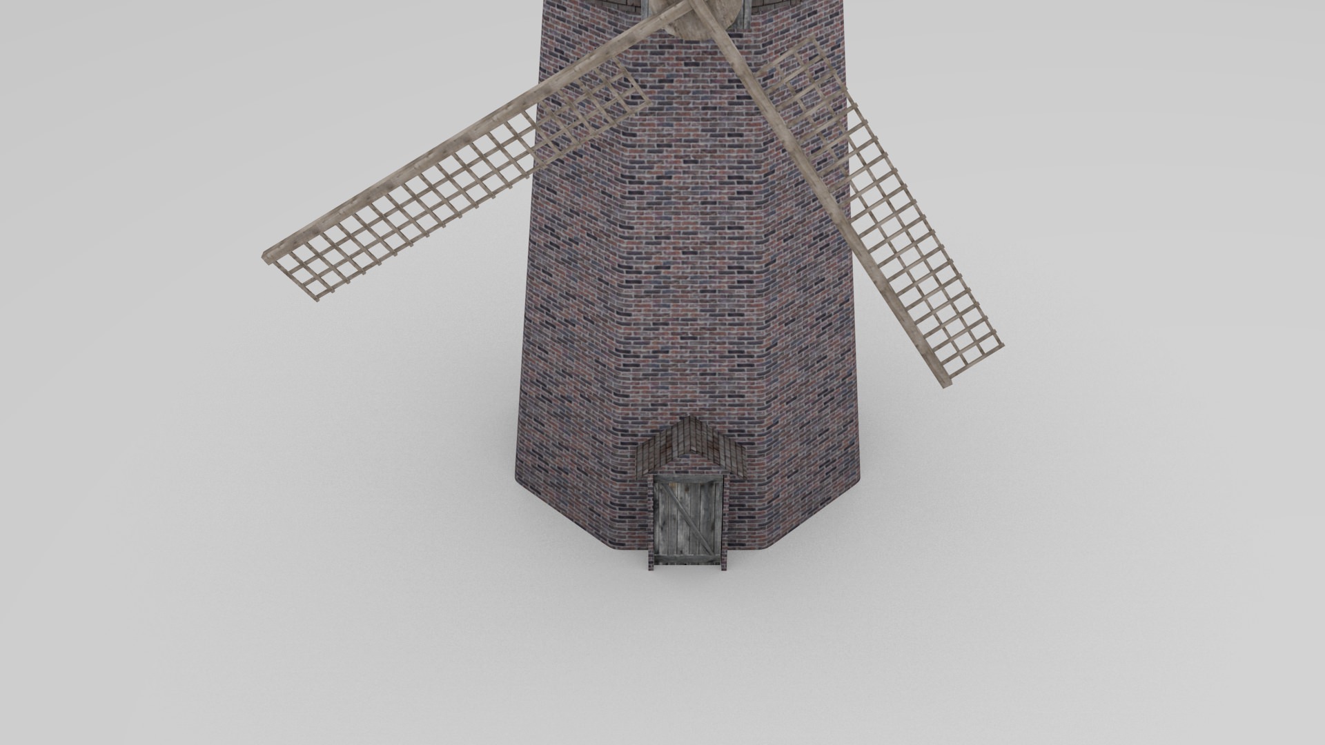 Animated wind mill 3D model animated rigged | CGTrader
