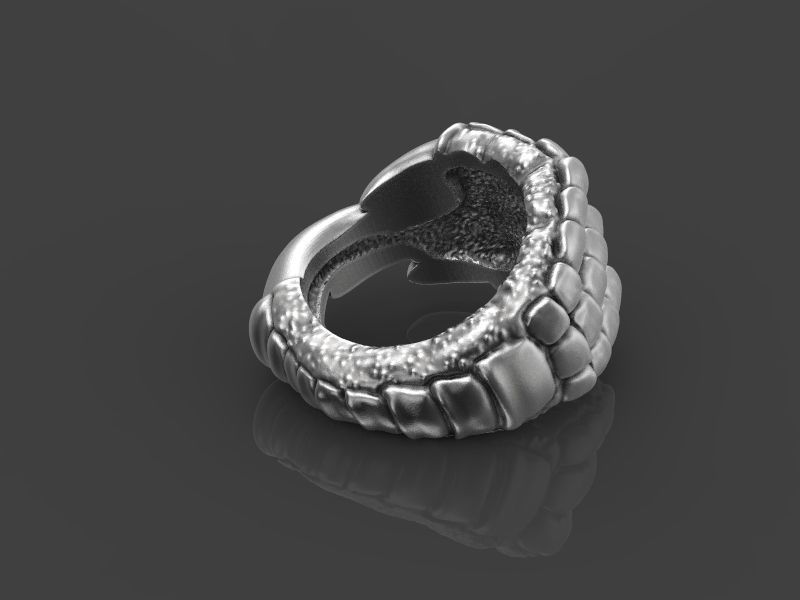 Crows foot ring 3d model for 3d printing 3D print model 3D model 3D ...