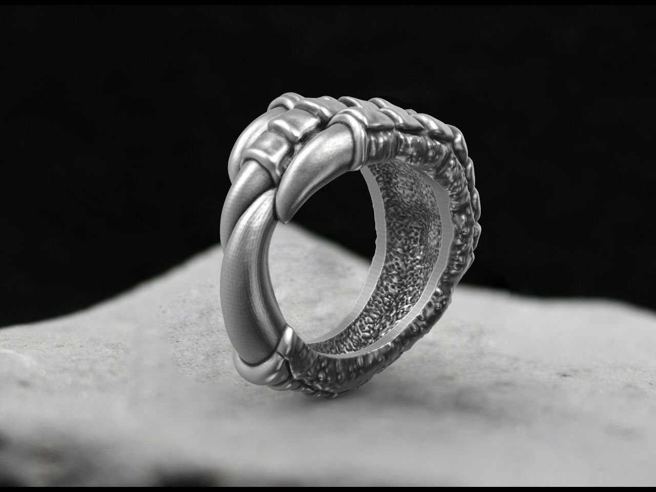 Crows foot ring 3d model for 3d printing 3D print model 3D model 3D ...