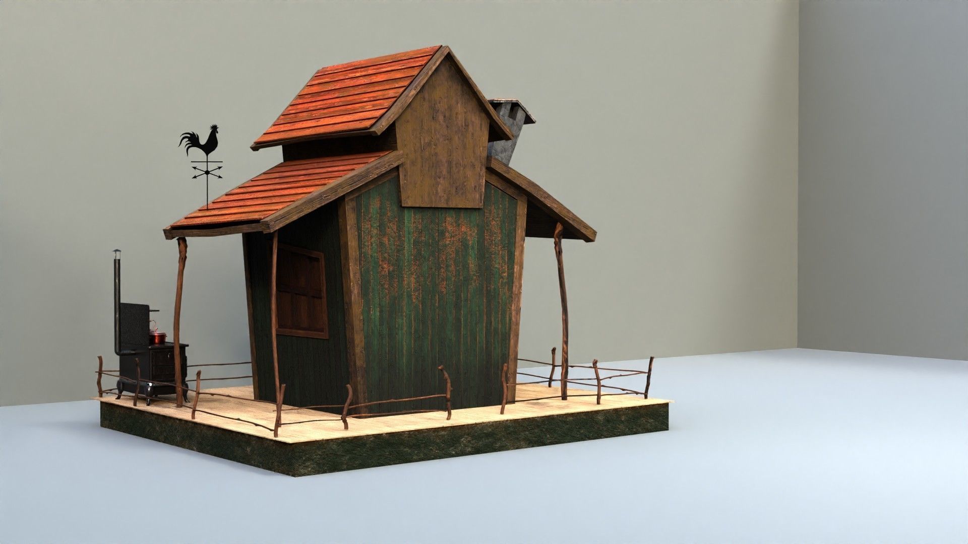 3D model Lowpoly Hobbit House VR / AR / low-poly | CGTrader