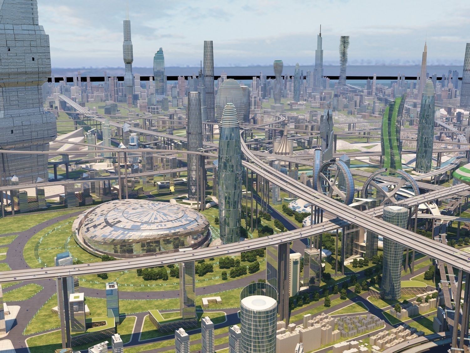 Future city 3D model | CGTrader