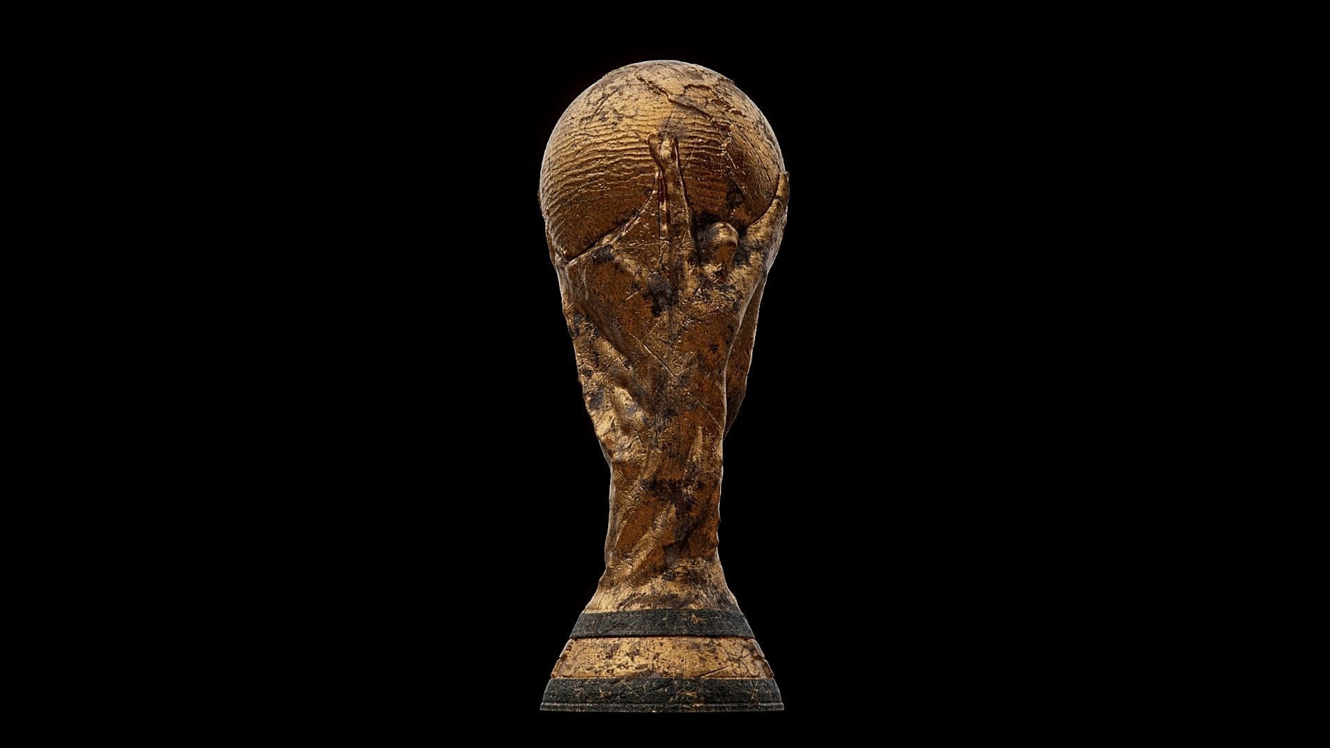 FIFA Old Trophy 3D model animated | CGTrader
