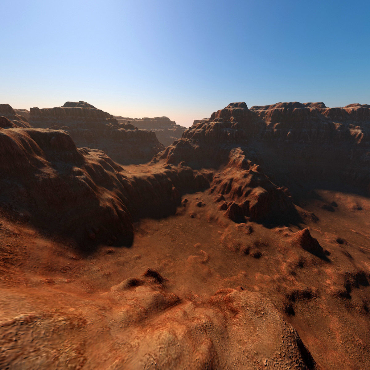 Canyon land n5 3D model | CGTrader