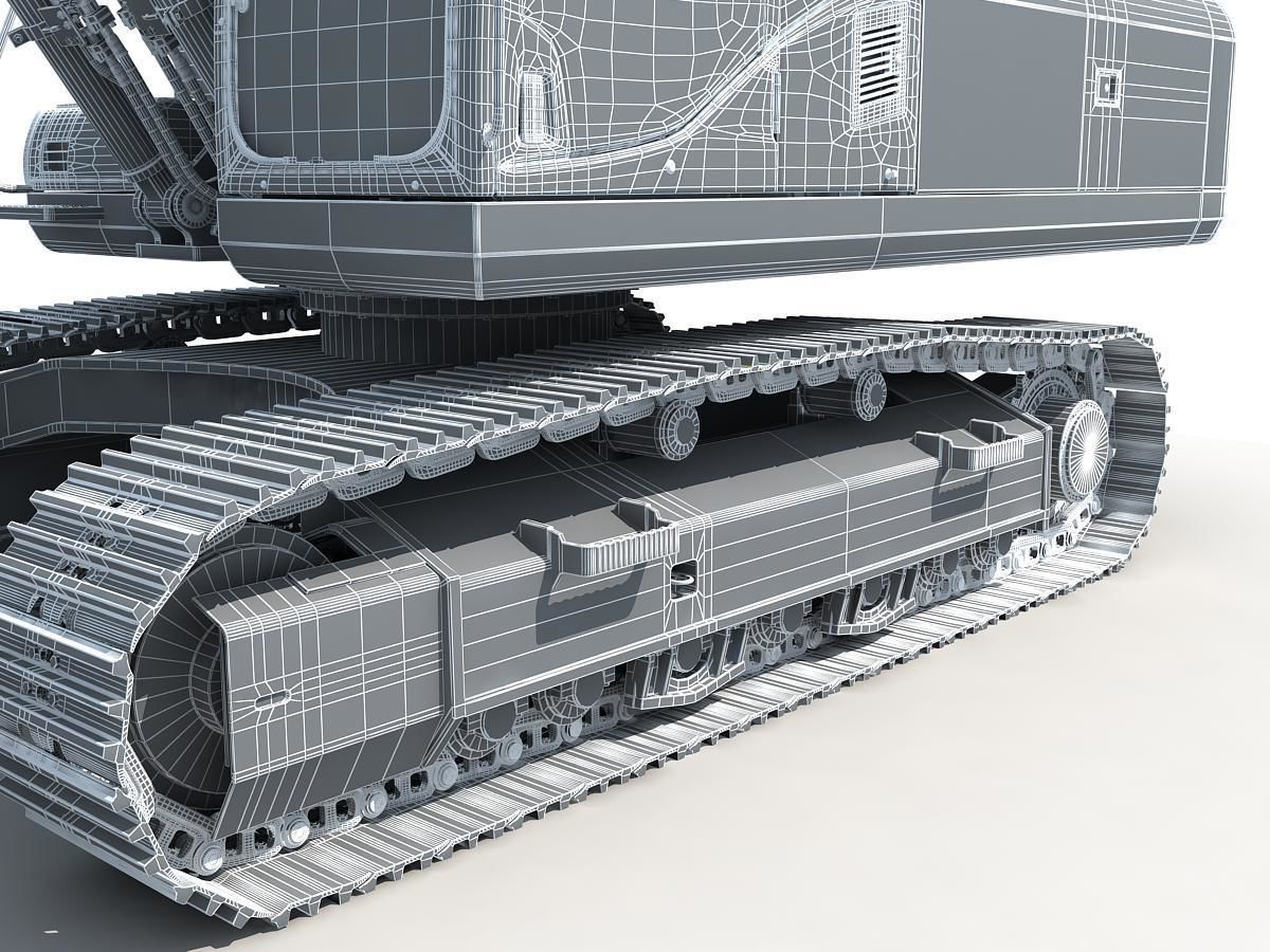 Komatsu Excavator PC360 3D model | CGTrader