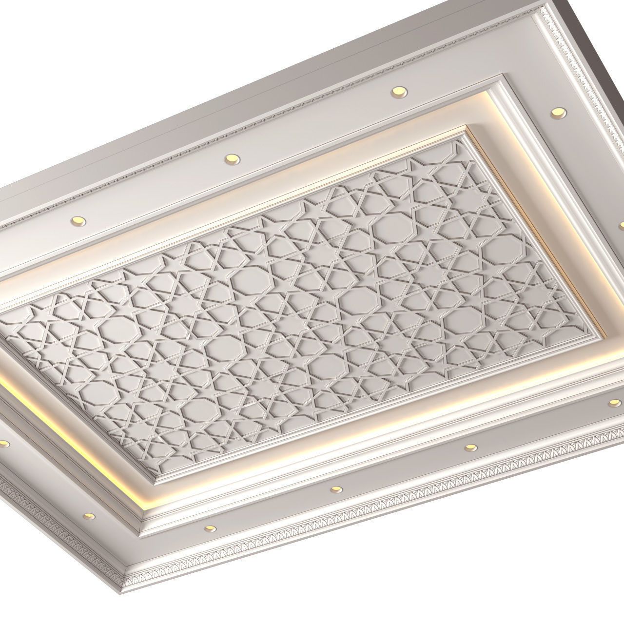 Ceiling in oriental style Arabic Ceiling 3D model | CGTrader