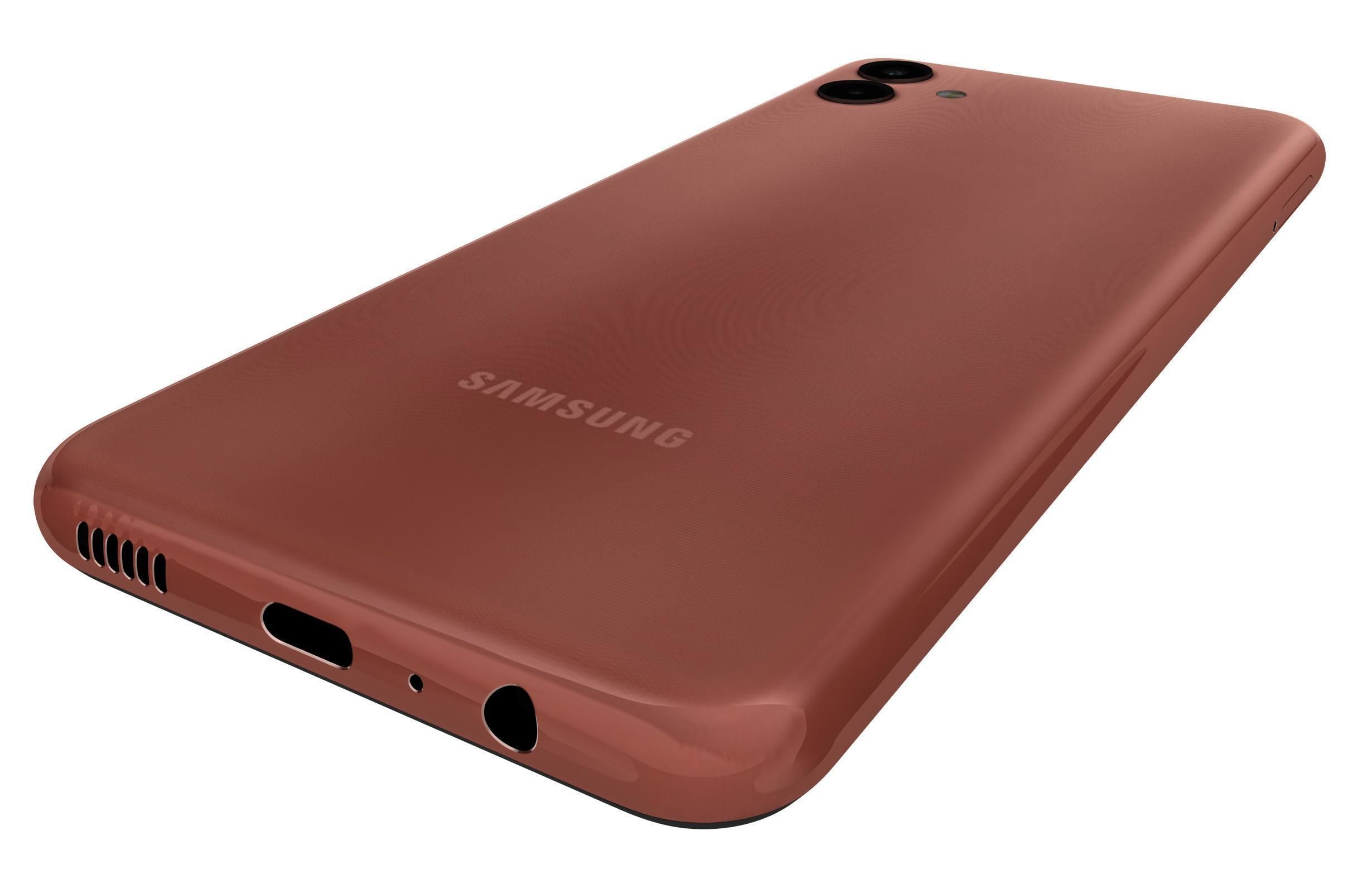 Samsung Galaxy A04 Copper 3D model | CGTrader