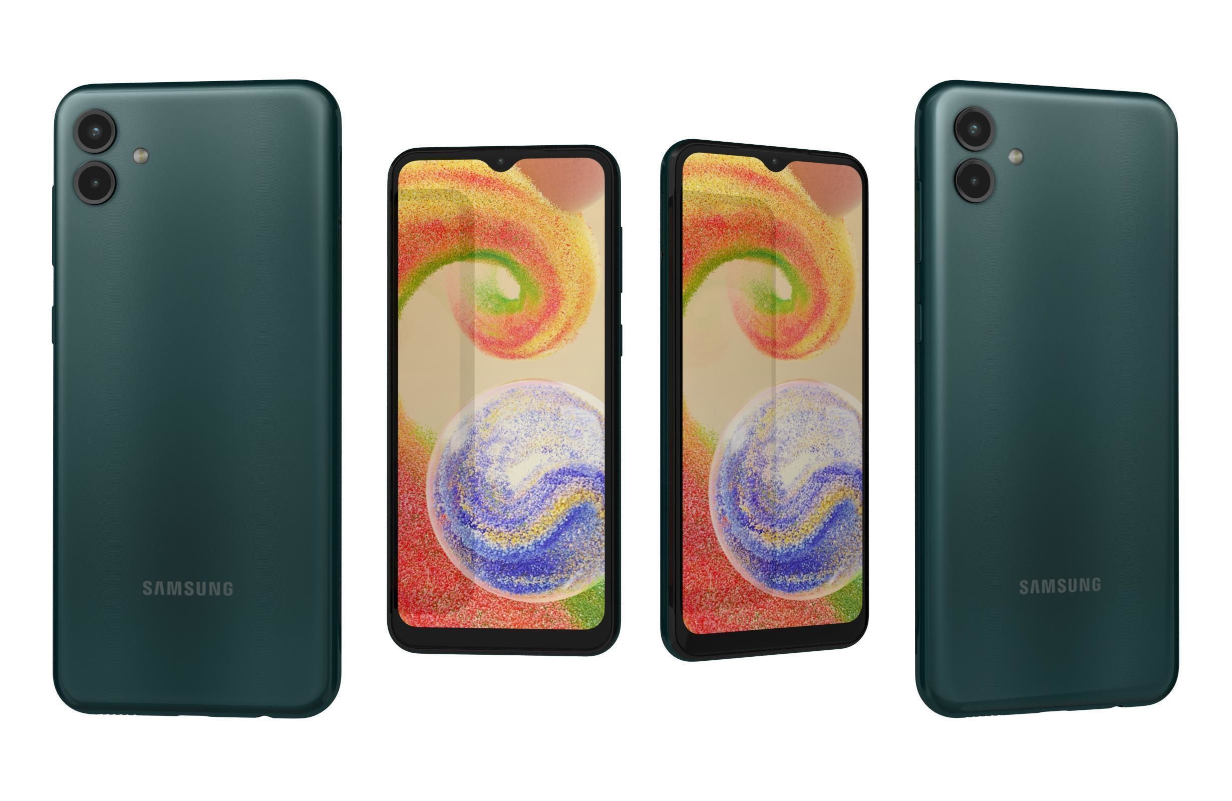 Samsung Galaxy A04 Green 3D model | CGTrader