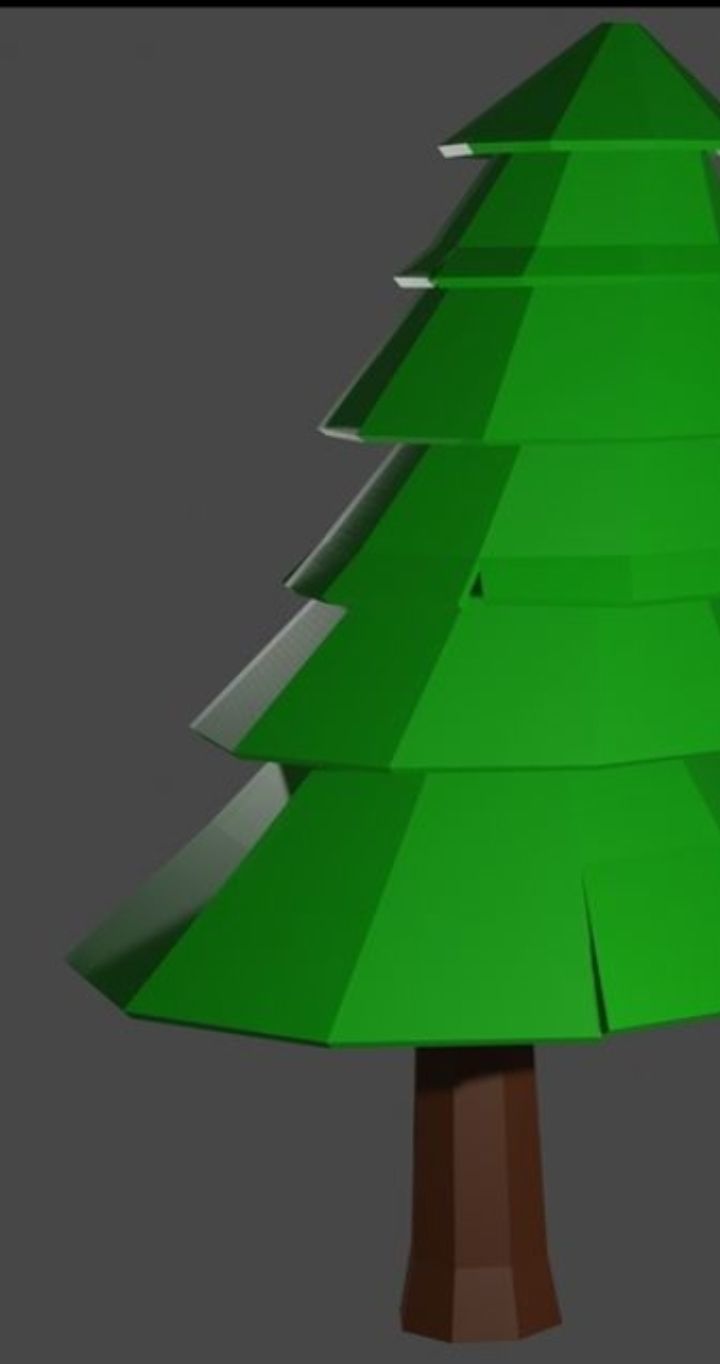 3D model Pine Tree VR / AR / low-poly | CGTrader