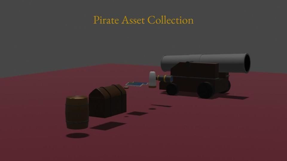 3D model Pirate Asset Collection VR / AR / low-poly | CGTrader