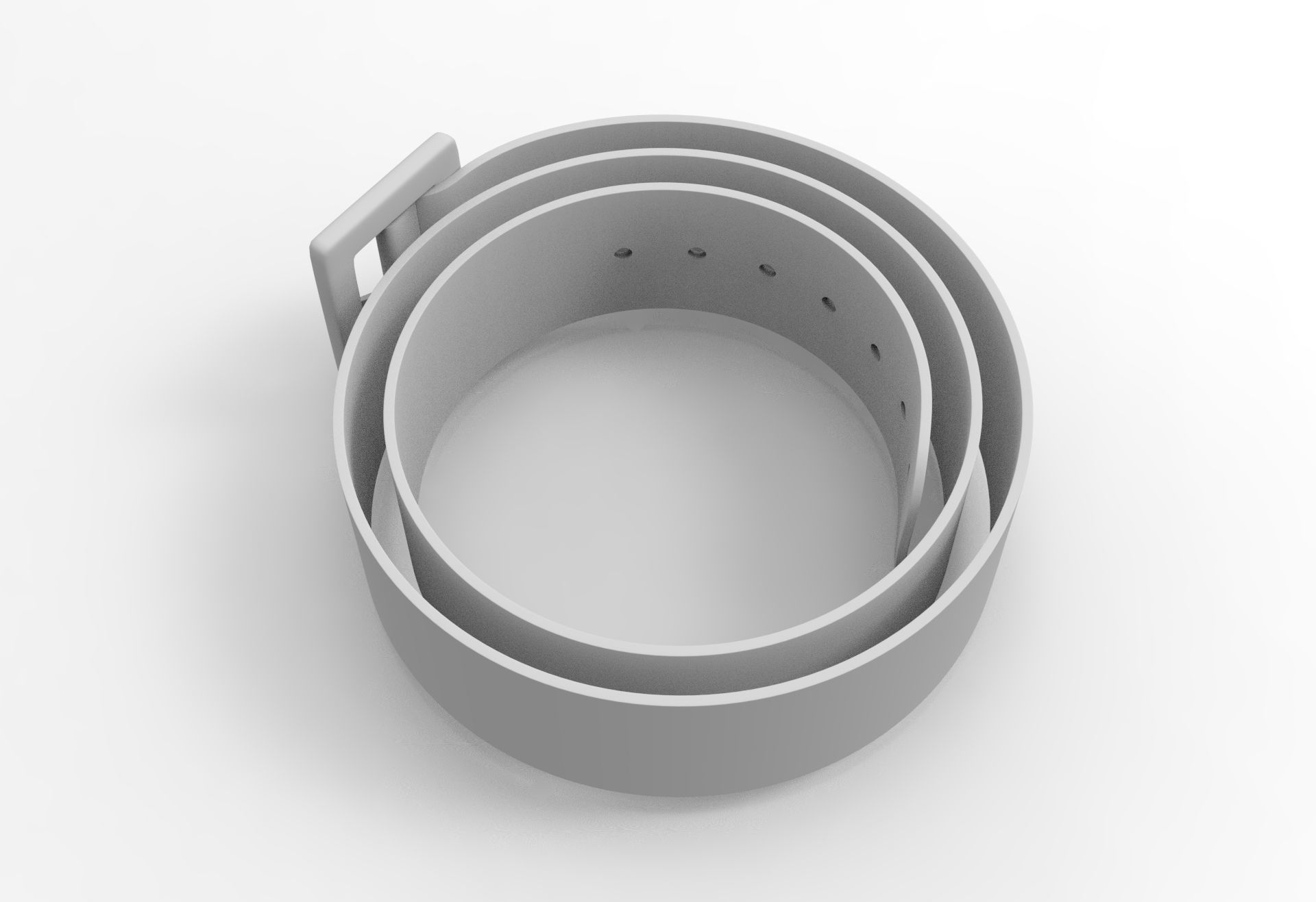 Napa Leather Belt 3D model | CGTrader