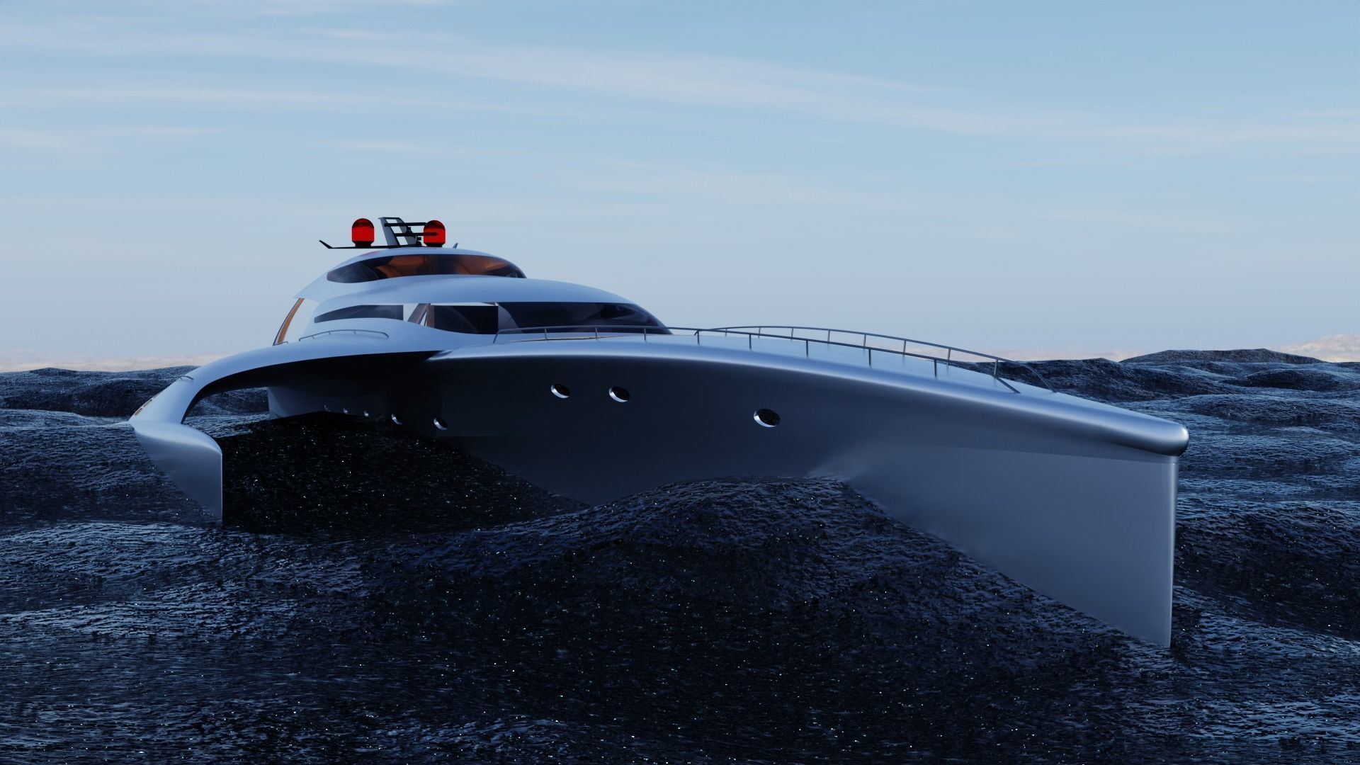 Modern Yatch 3D model | CGTrader