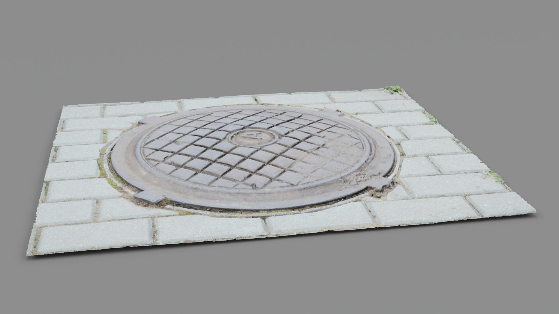 Cover manhole 03 high-poly 3D model | CGTrader