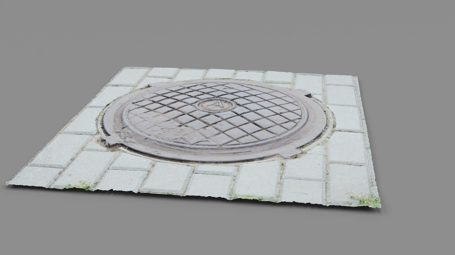 Cover manhole 03 high-poly 3D model | CGTrader