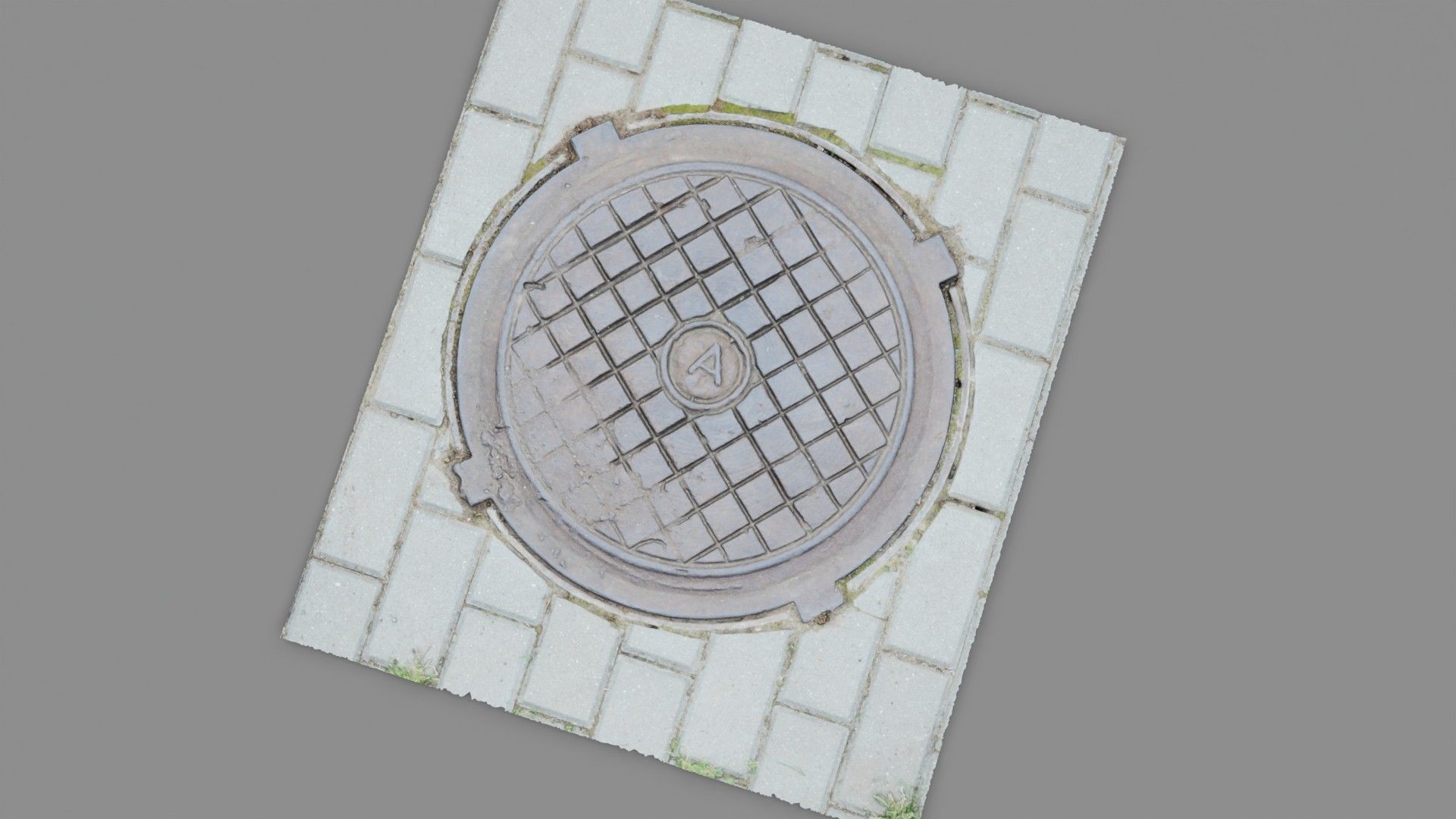 Cover manhole 03 high-poly 3D model | CGTrader