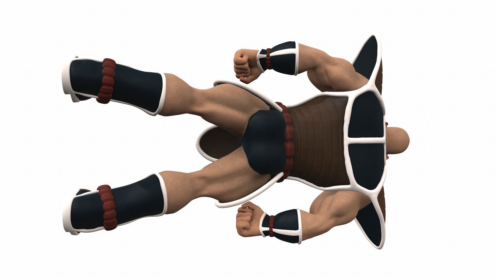 Nappa from Dragon Ball 3D model | CGTrader