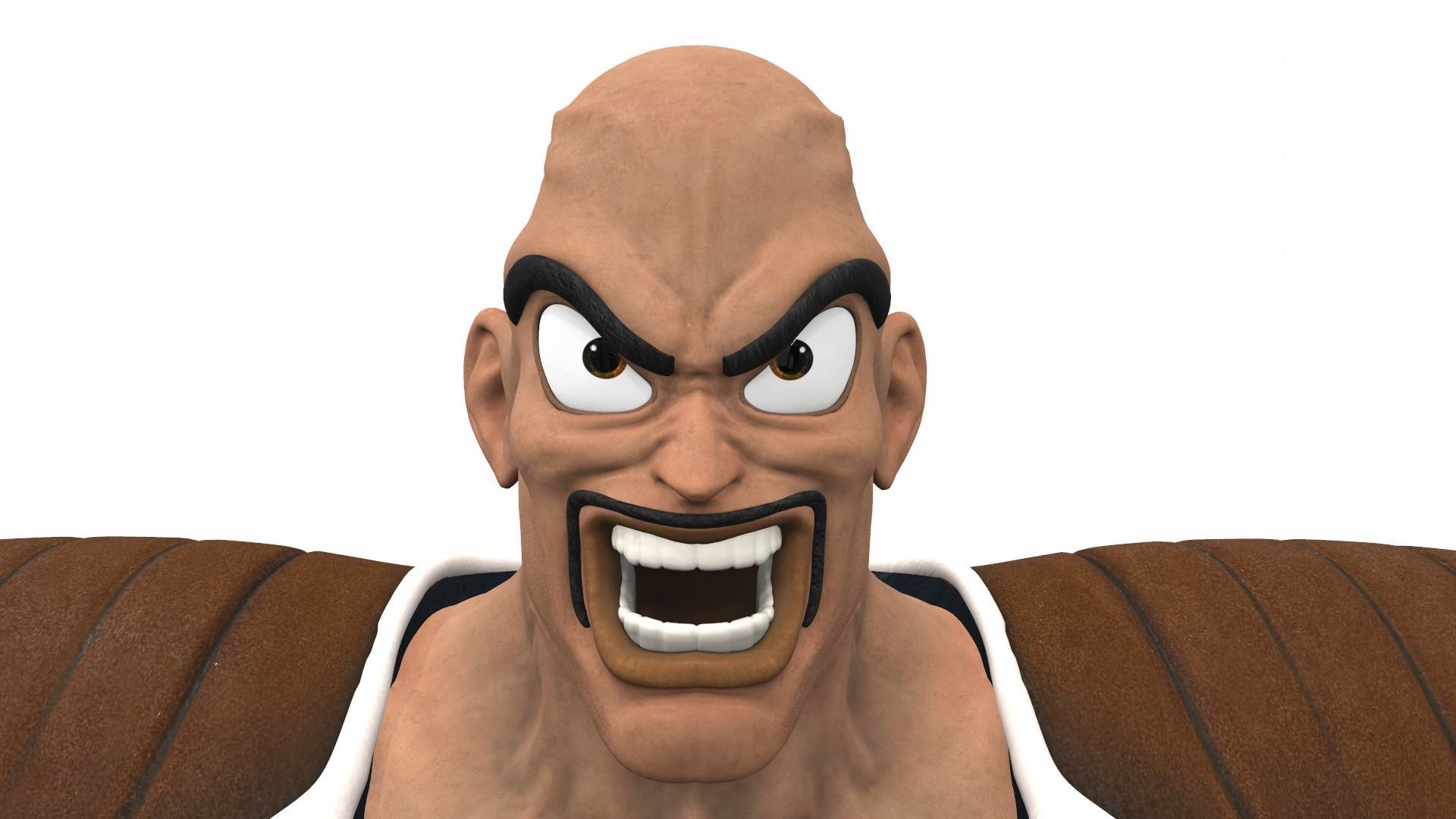 Nappa from Dragon Ball 3D model | CGTrader
