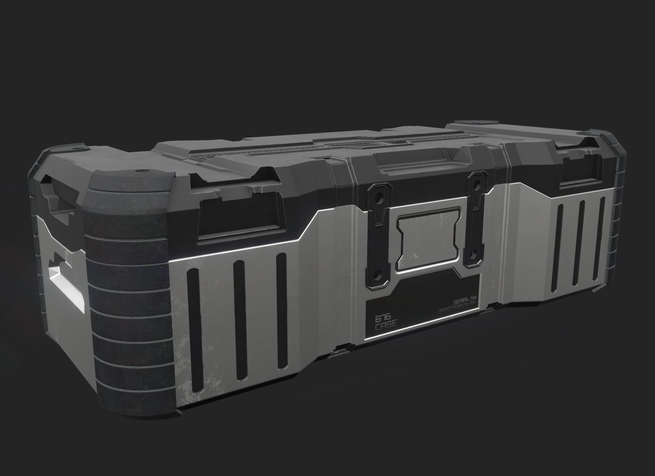 Scifi loot supplies crate 3D model very high detail 3D model | CGTrader