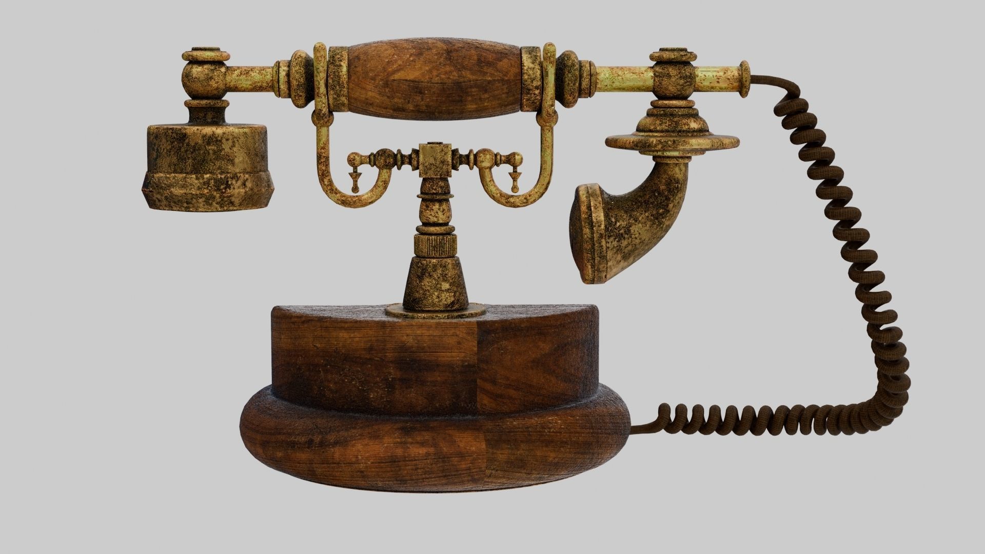 3D model ancient phone VR / AR / low-poly | CGTrader
