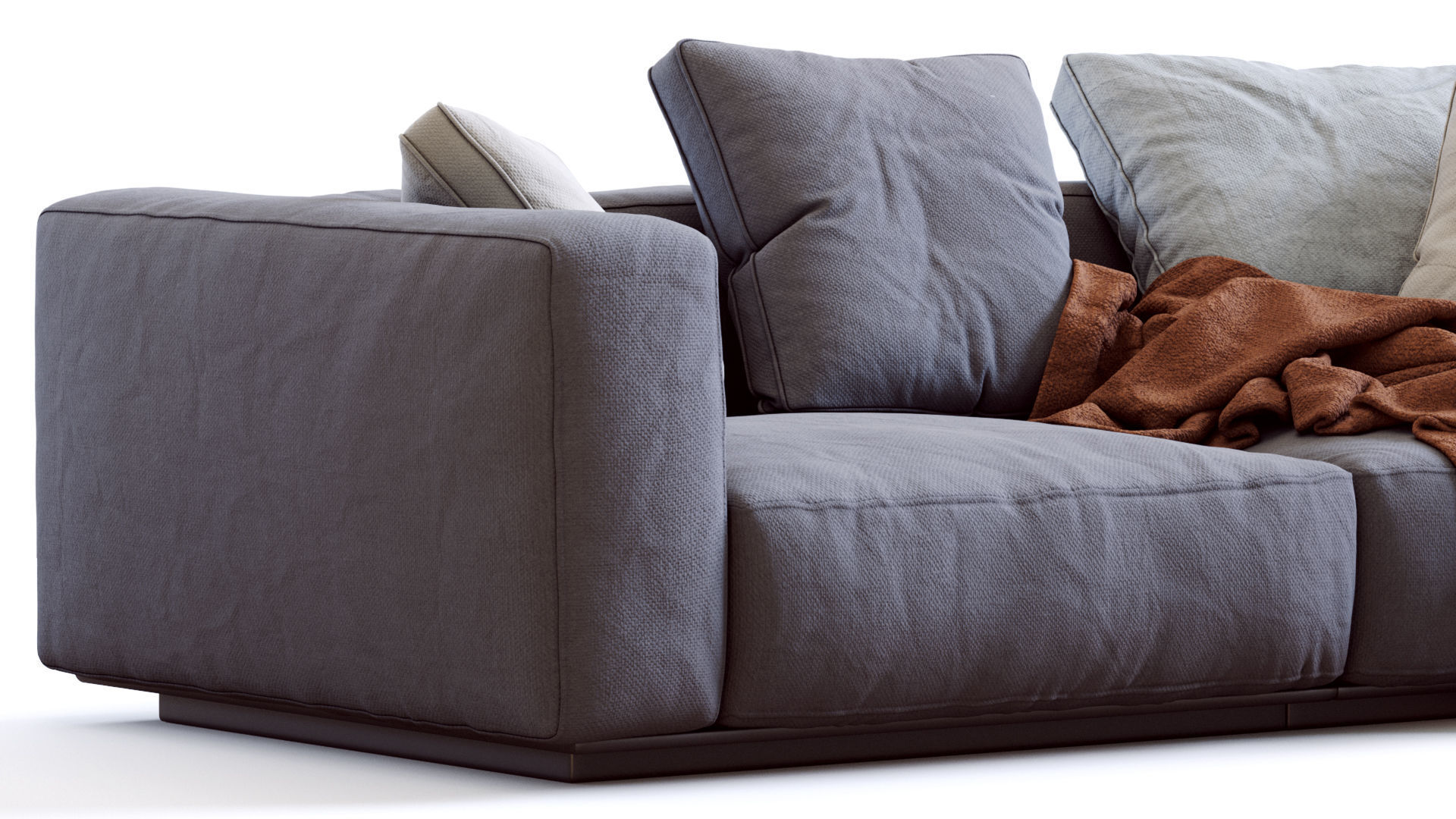 Flexform Sofa GRANDEMARE 3D model | CGTrader