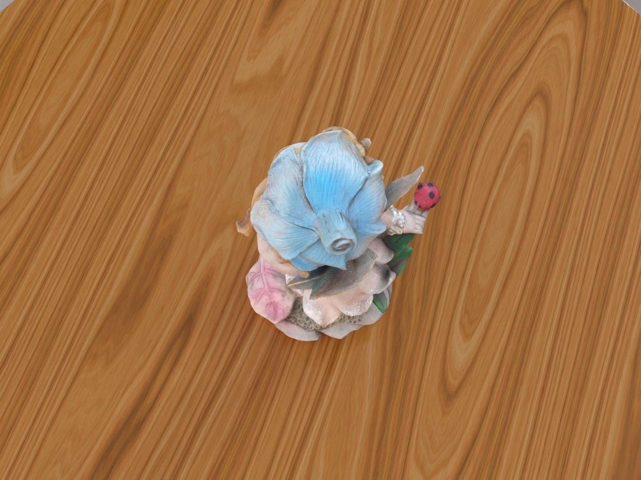 3D model Girl Ada Statue low-poly PBR Ornament figurine VR-AR VR / AR ...