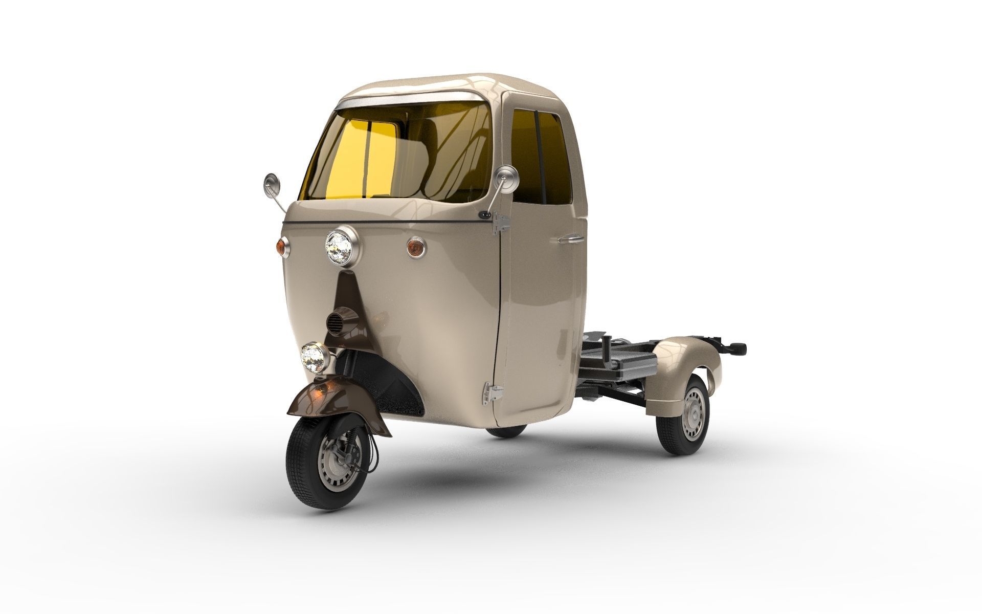 Piaggio Ape 1950 3D model | CGTrader