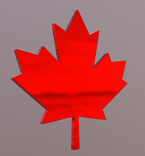 Maple leaf 3D model | CGTrader