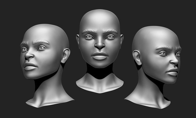 Female Head Reference