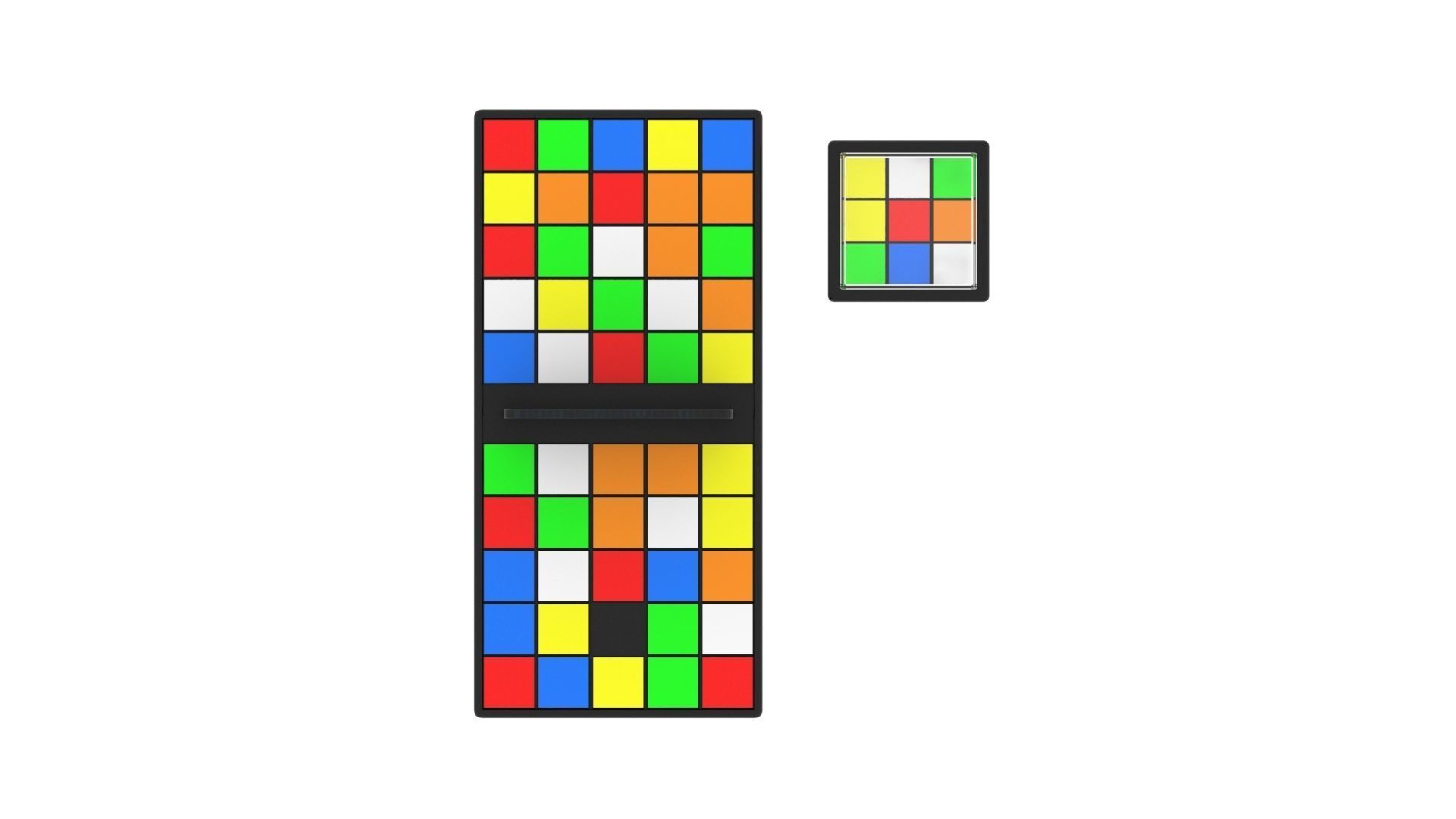 Rubiks Cube Racing Game 3D model | CGTrader