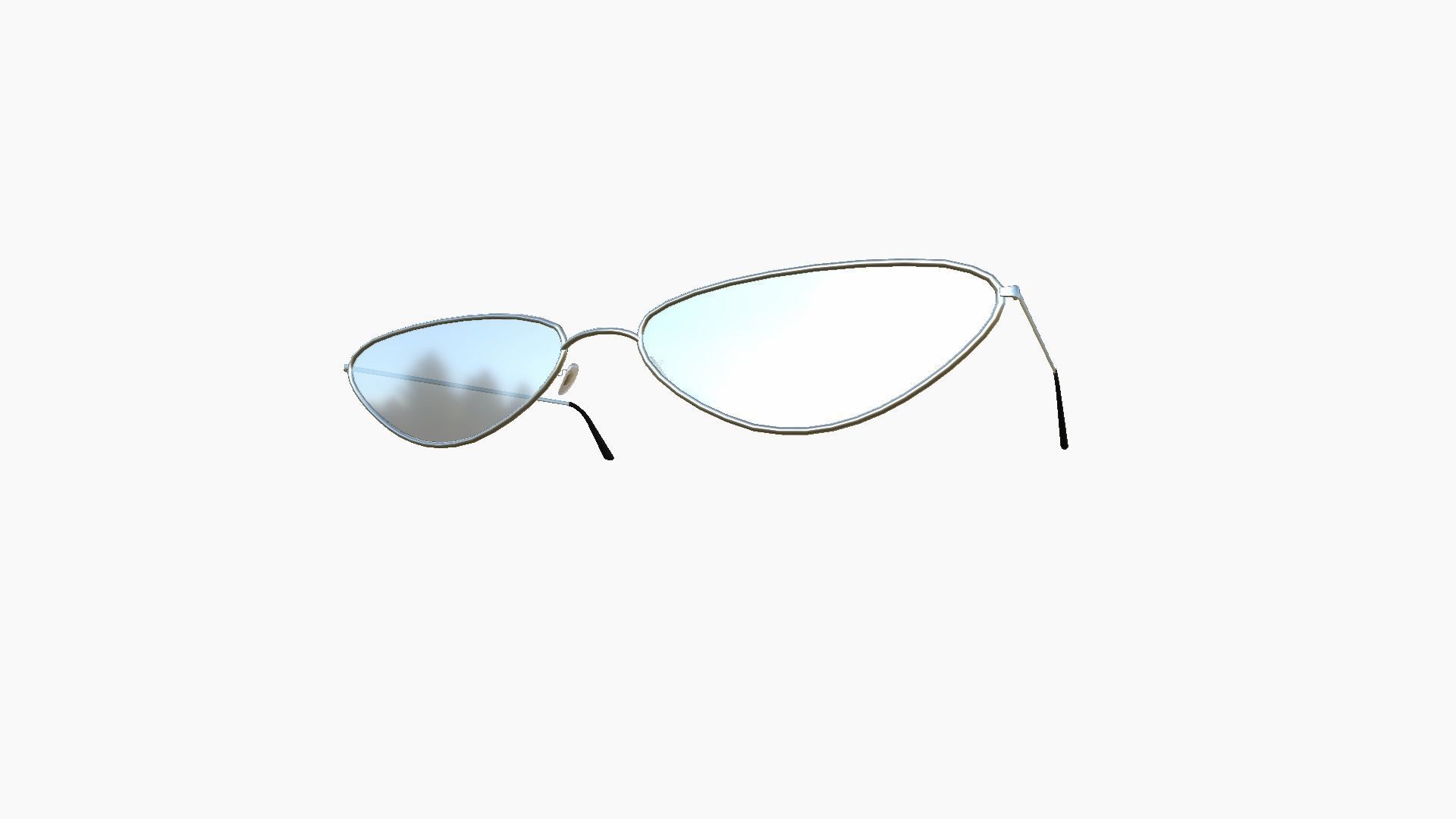 3D model Sunglass G07 Silver - Character Design Fashion VR / AR / low ...
