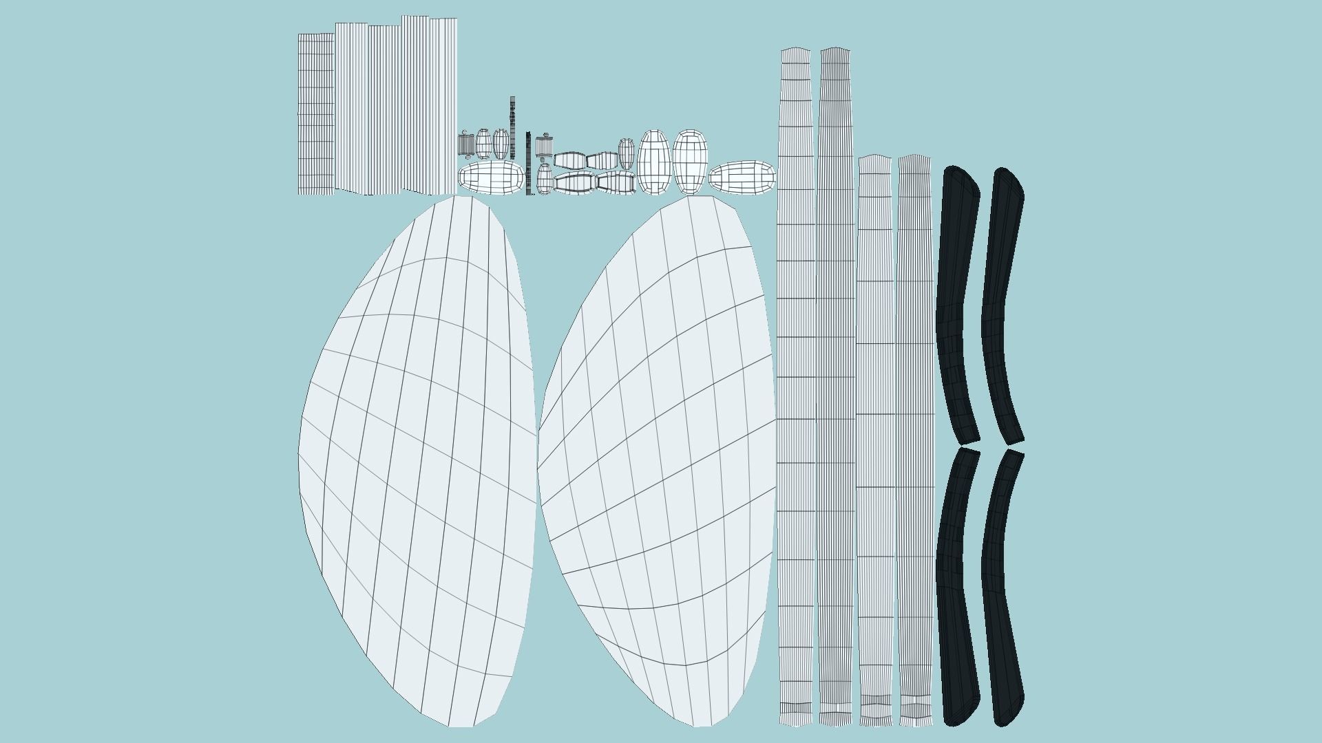 3D model Sunglass G07 Silver - Character Design Fashion VR / AR / low ...