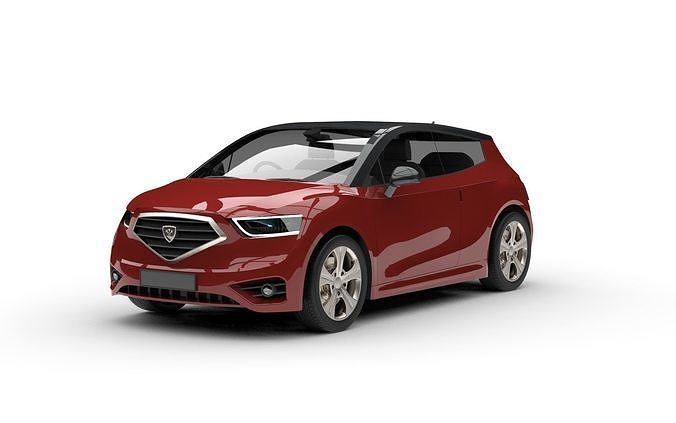 Gunsel B9 Electric Car 3D model | CGTrader