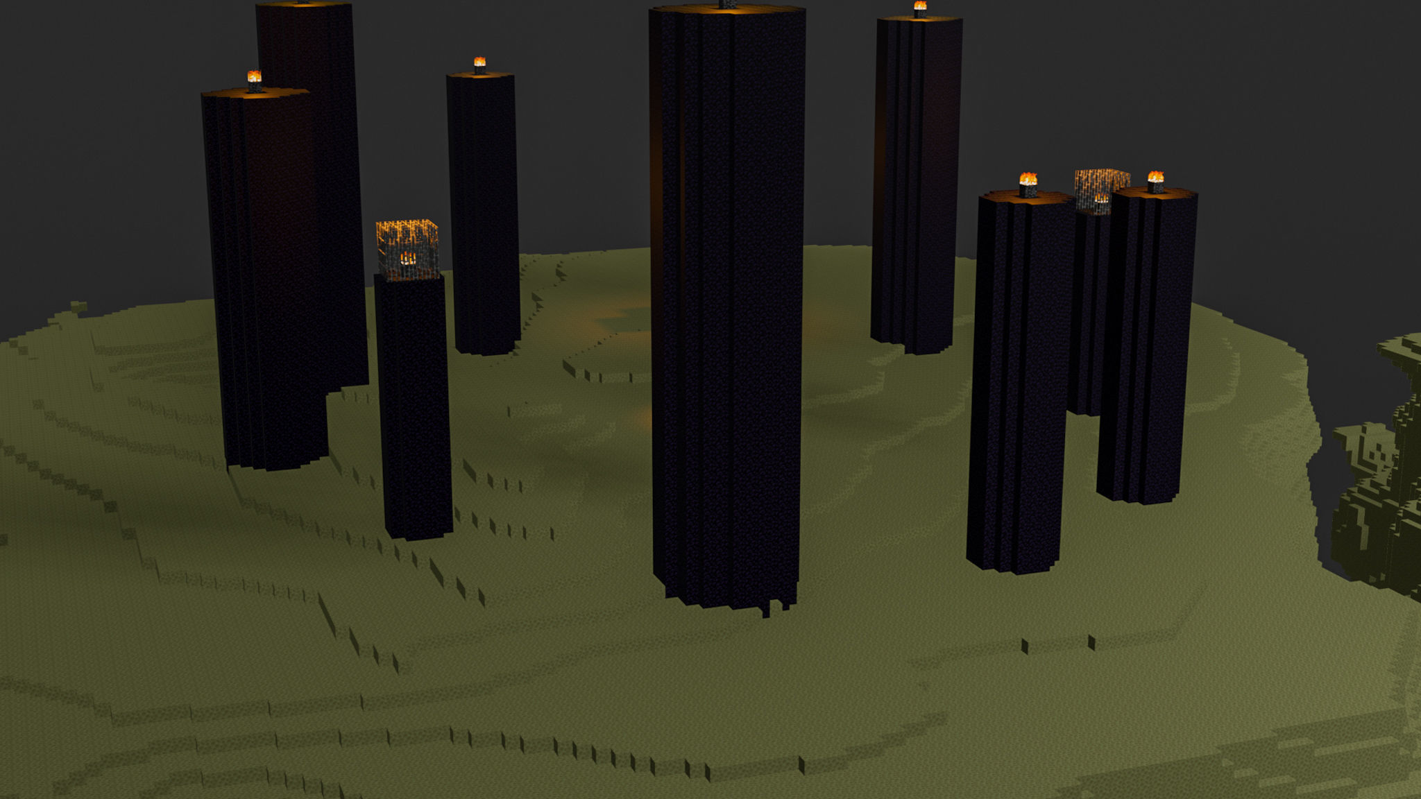 3D model The End In Minecraft VR / AR / low-poly | CGTrader