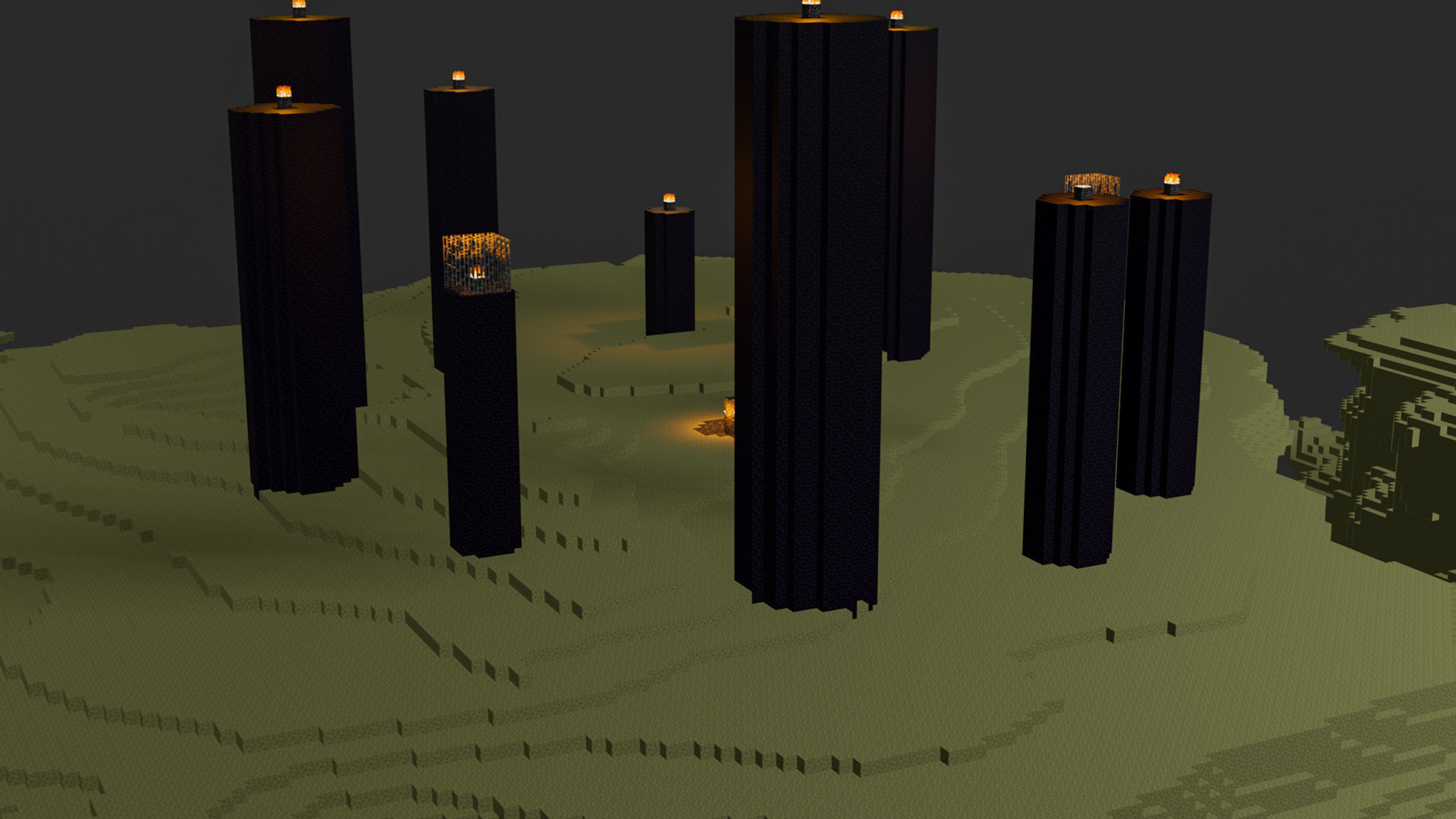 3D model The End In Minecraft VR / AR / low-poly | CGTrader