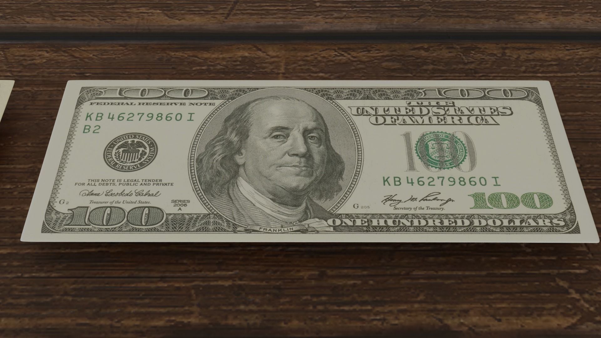 USD American Dollar Bank Notes 3D model | CGTrader