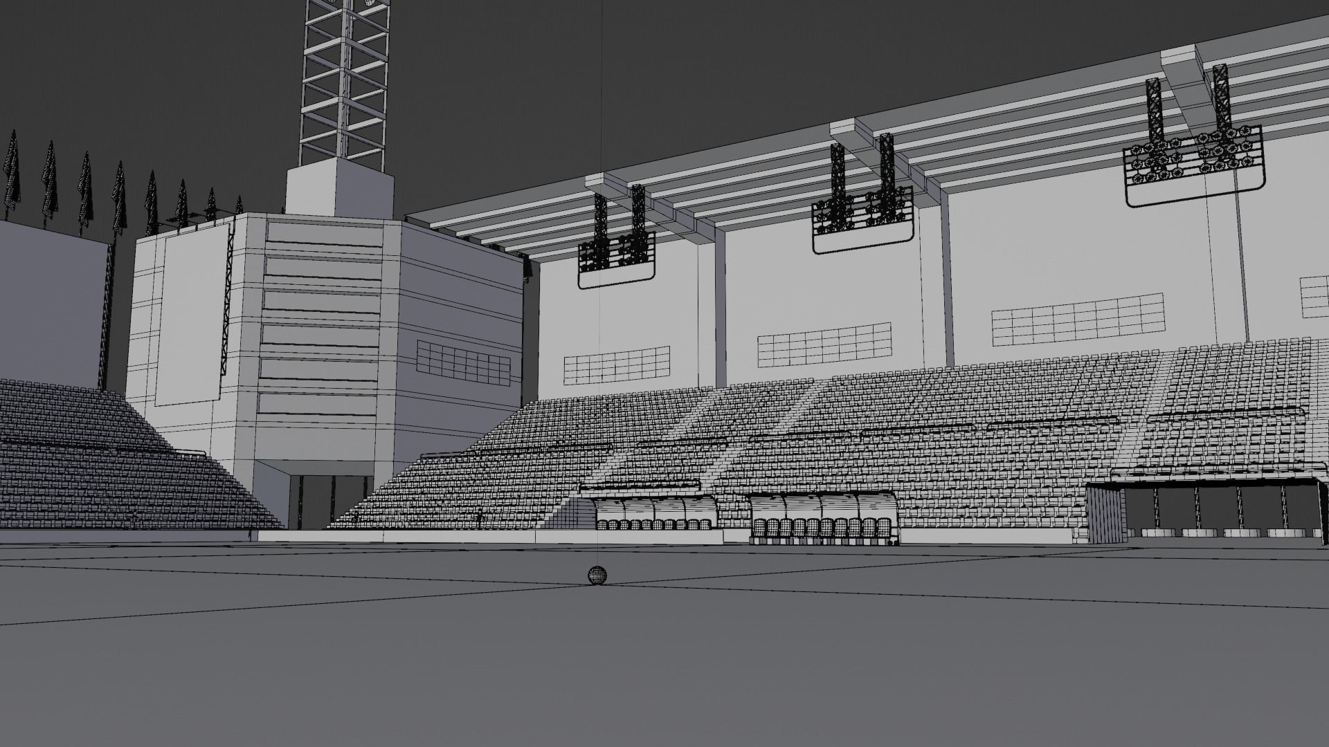 3D model Stadium VR / AR / low-poly | CGTrader